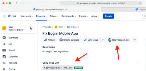 solved how to copy paste jira issue id and title with min