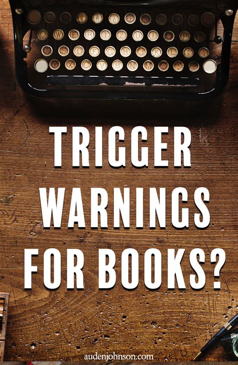 Should You Put A Trigger Warning In Your Books Description