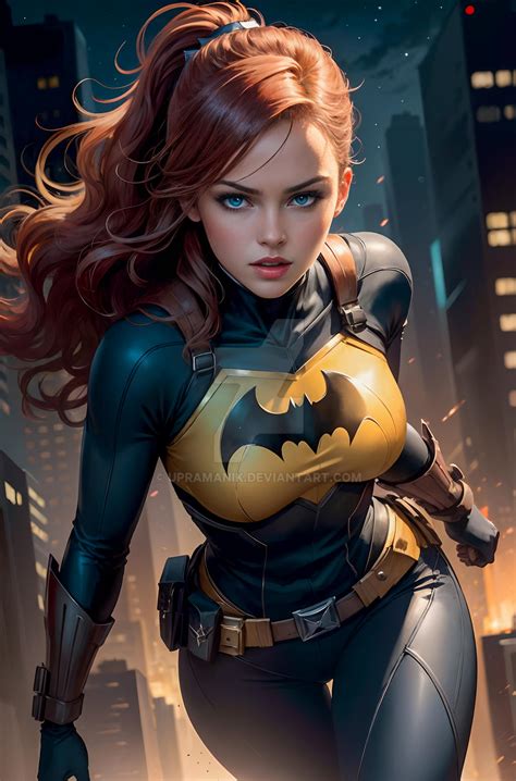 Batgirl In Action Dangerously Beautiful By Upramanik On Deviantart