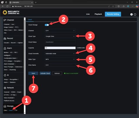 Security Camera Cloud Storage How To Backup
