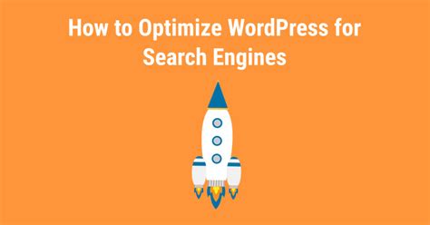 how to optimize wordpress for search engines