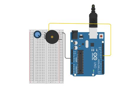 Circuit Design Buzzer Tinkercad