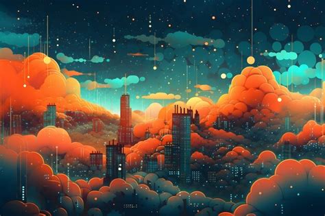 Premium Ai Image Digital Art Neural Network Art