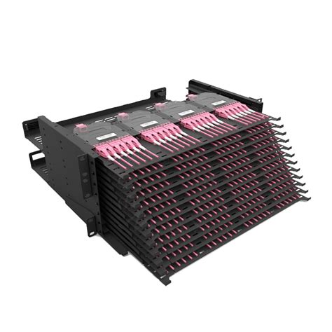 4u Uhd 19 576f Mpo Lc Patch Panel 48x12f Cassettes