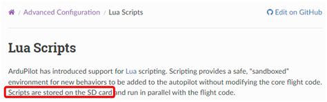 foxeerh743 does not support lua scripts arduplane ardupilot discourse