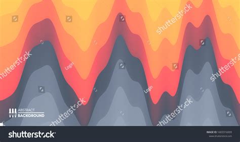 Glitched Gradient Structure Abstract Waveform Background Stock Vector Royalty Free 1683316009