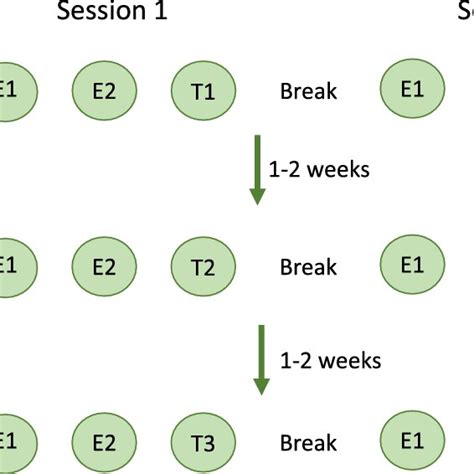 The Experimental Design Of Experiment 2 Green Circles Represent
