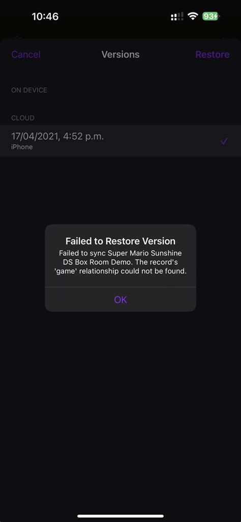 I Always Have This Error When Syncing Games With Delta Is There A Way