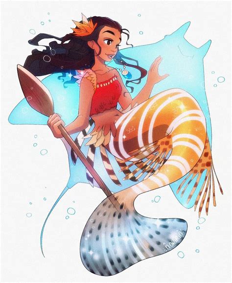 Mermaid Moana 🐚🌊 Im Late With Mermay But I Got Super Busy Last Weeks