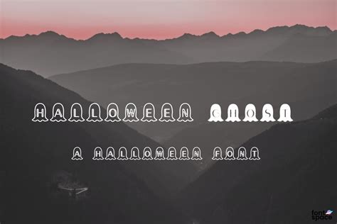 Halloween Ghost Font Creativetacos FontSpace