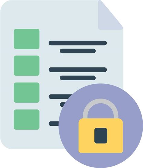 Data Security Flat Icon 13950829 Vector Art At Vecteezy