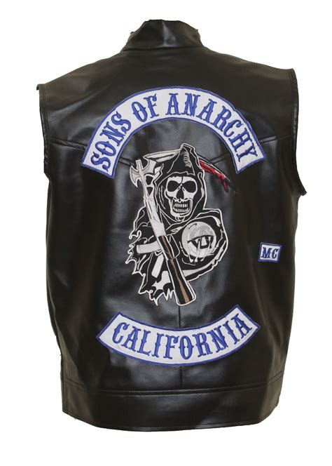 Sons Of Anarchy Jax Teller Leather Vest With Patches