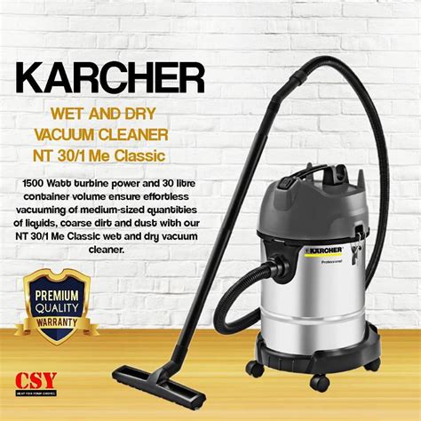 Karcher Wet And Dry Vacuum Cleaner Nt 30 1 Me Classic Shopee Malaysia