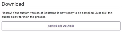 Bootstrap 3 Пользовательская сборка платформы
