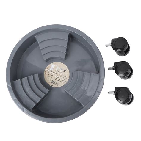 Frcolor Rolling Plant Stands With Wheels Utility Roller Flower Pot