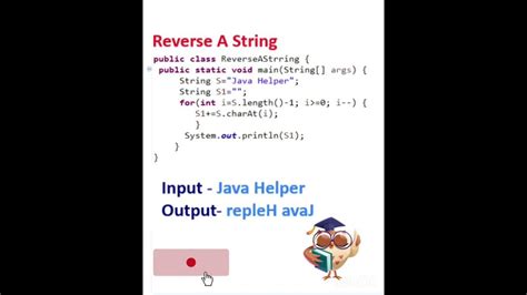 Reverse A String Java Coding Javapractice Javastring Fyp Youtube