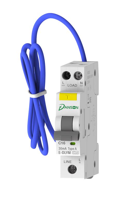 Mini RCBO KA S P Single Module C Curve A MA V Type A Danson Electrical