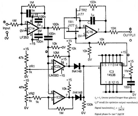 Analog De Glitch Circuit Diagram Electronic Circuit Diagrams Schematics
