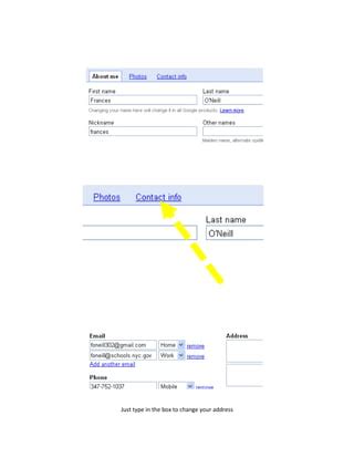 Changing Your Address DOCX