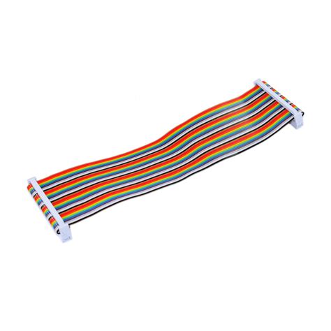 Raspberry Pi B Raspberry Pi Gpio Color 40p Cable Rainbow Cable Diy
