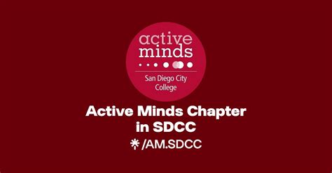 Active Minds Chapter In Sdcc Instagram Tiktok Linktree