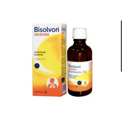 Jual Bisolvon Solution Larutan 50 Ml Larutan Nebul Untuk Sesak Shopee Indonesia