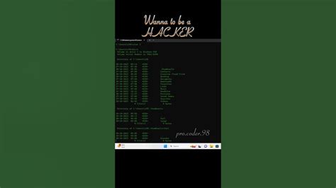 How Hacke Uses Cmdshorts Cmd Hacker Pc Pchack Youtube
