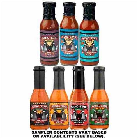 Wing Time Buffalo Sauce Sampler Food E Concepts