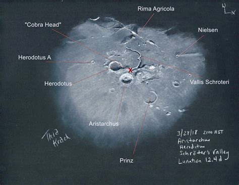 Aristarchus Plateau And The Cobra Head B Lunar Sketches Photo Gallery Cloudy Nights