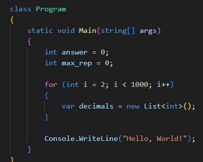 VS Code C Highlighting C