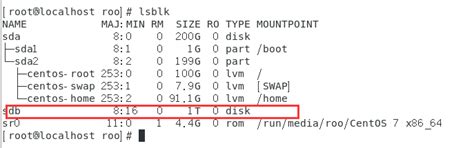 centos7 新磁盘挂载扩展到根目录 centos7挂载硬盘到根目录 csdn博客