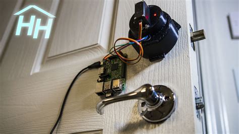 Hacker House Smartphone Connected Door Lock Raspberry Pi