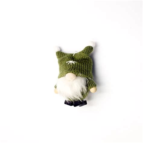 Милая Мини плюшевая безликая кукла рождественская подвеска для рождественской елки украшения