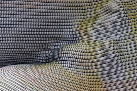 Solid Wavy Texture Of Metal Rope Cord Twist Stock Image Image Of Steel Lift 288414135