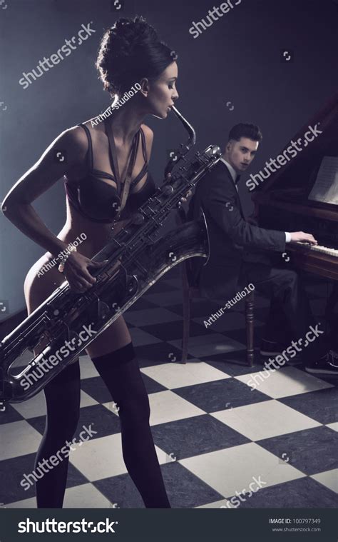 Sexy Couple Instruments Stock Photo Shutterstock