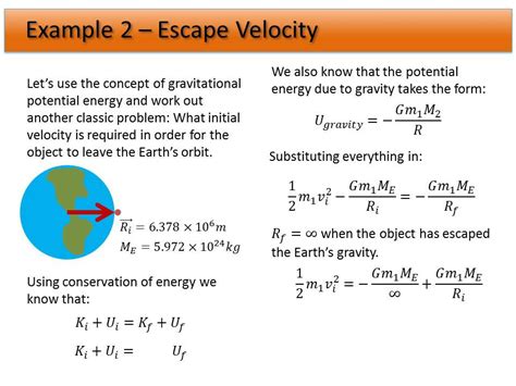 Escape Velocity Equation For Earth Tessshebaylo