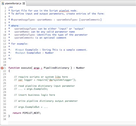 Pipeline Scripting Quick Start Example Infocenter SFCC Learning