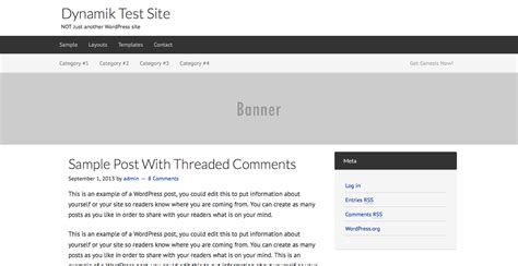 How To Add A Full Width Image Below Header On Blog Page In Dynamik