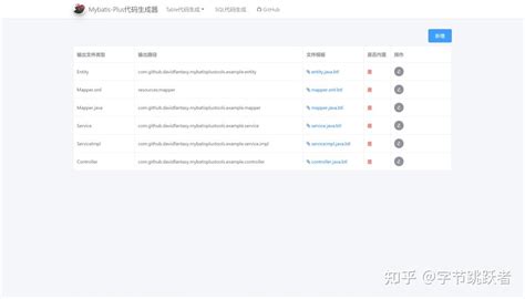 MyBatis Plus 开发提速器mybatis plus generator ui 知乎