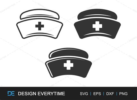 Nurse Hat Svg Nurse Silhouette Health Graphic By Designeverytime