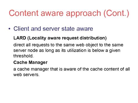 Scheduling In Web Server Clusters Cs 260 Lecture Scheduling In Web Server Clusters Cs 260 Lecture