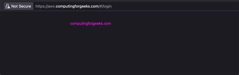 Expose Ansible Awx Service Using Traefik Ingress Route Computingforgeeks