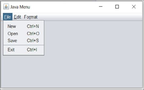 Create Menu Using Java Fahmidasclassroom