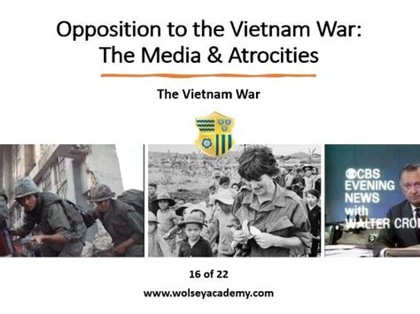 Vietnam War Opposition To The War Media And Atrocities Teaching Resources