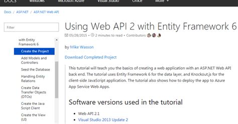 Aspnet C Aspnet Web Api Créer Une Véritable Application 2