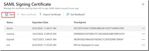 How To Update The Saml Certificate In Office 365 For Single Sign On With Netdocuments Optiable