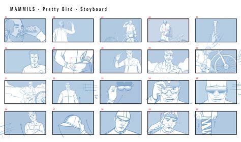 Thumbnail Storyboard For Prettybird Behance