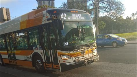 Thebus Honolulu Hi Route 42 Ewa Beach Via Az Mem Bus 6030 [2022 New