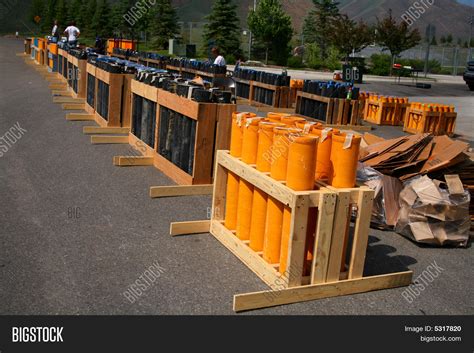 Fireworks Display Setup Image Photo Bigstock