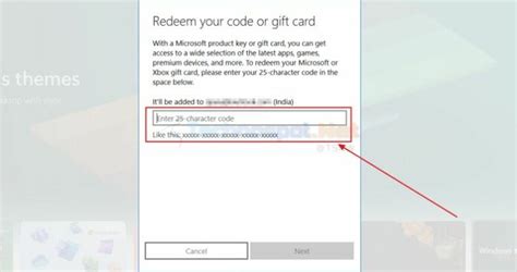 Redeem Code And Microsoft T Card In Microsoft Store Windows